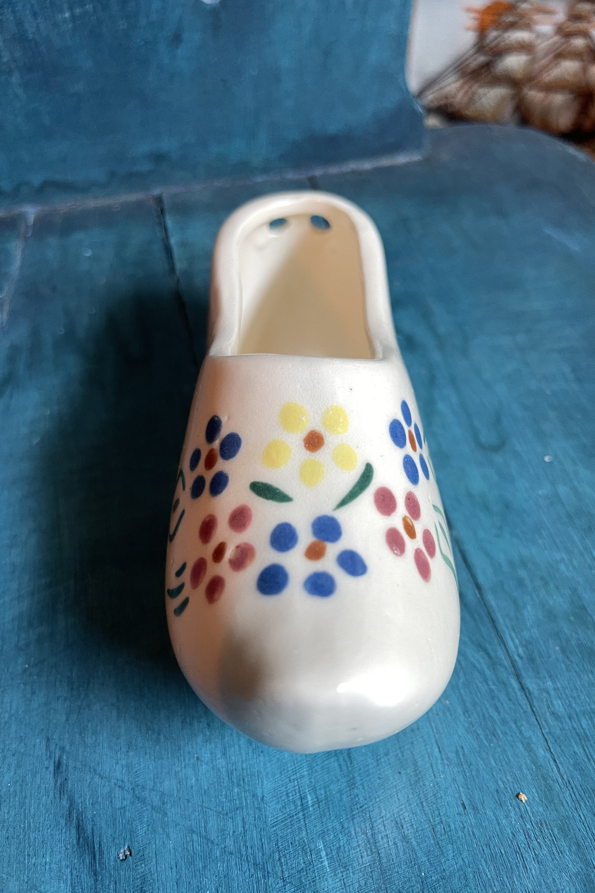 Vintage Hand Painted Ceramic Dutch Shoe - Etsy