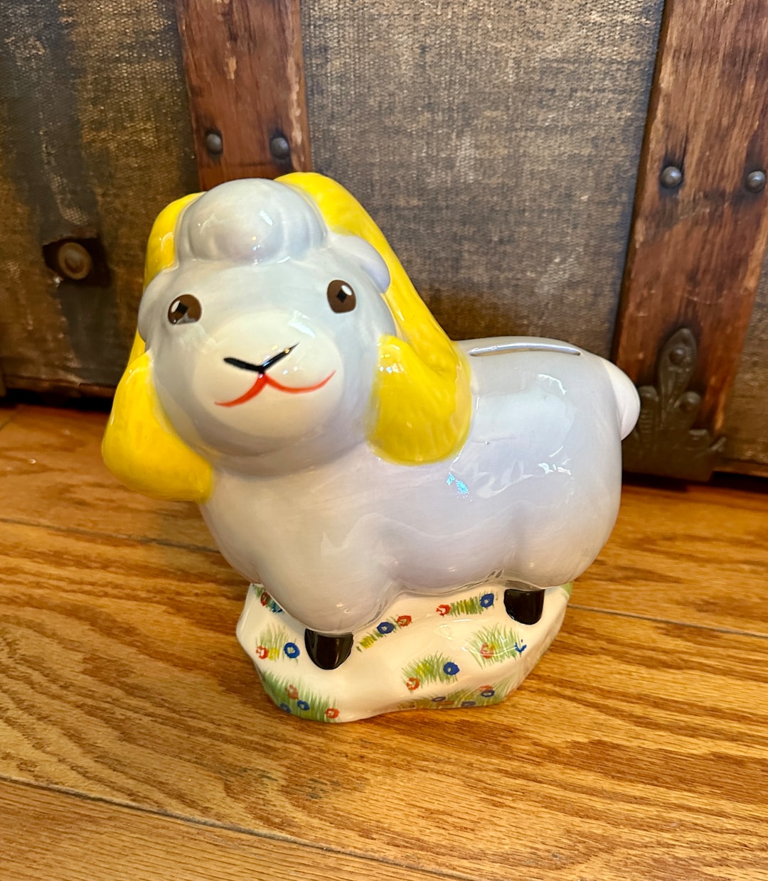 Vintage Rare Chinese New Year Ram, Wells Fargo Piggy Bank - Etsy