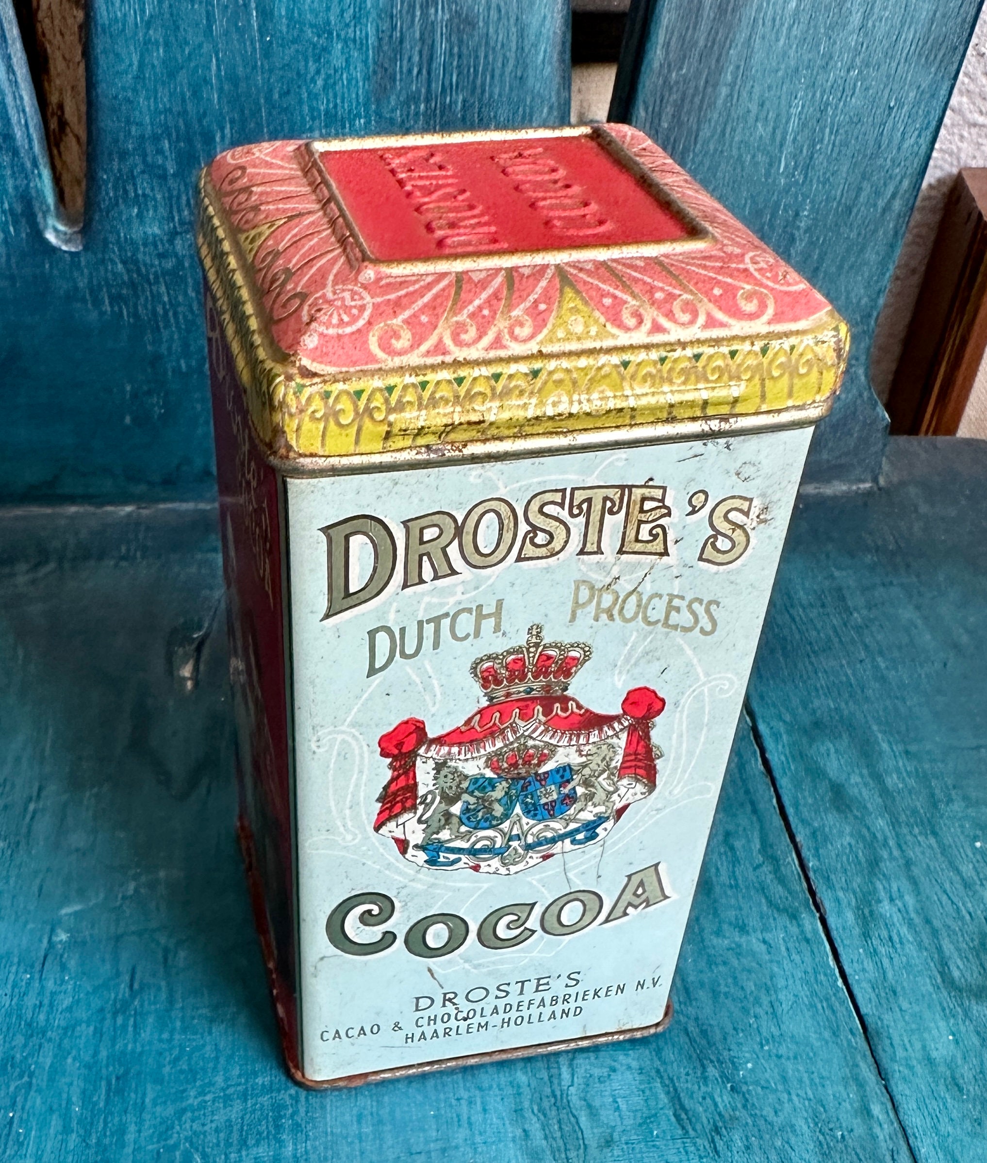 Vintage Droste's Cocoa Tin - Etsy