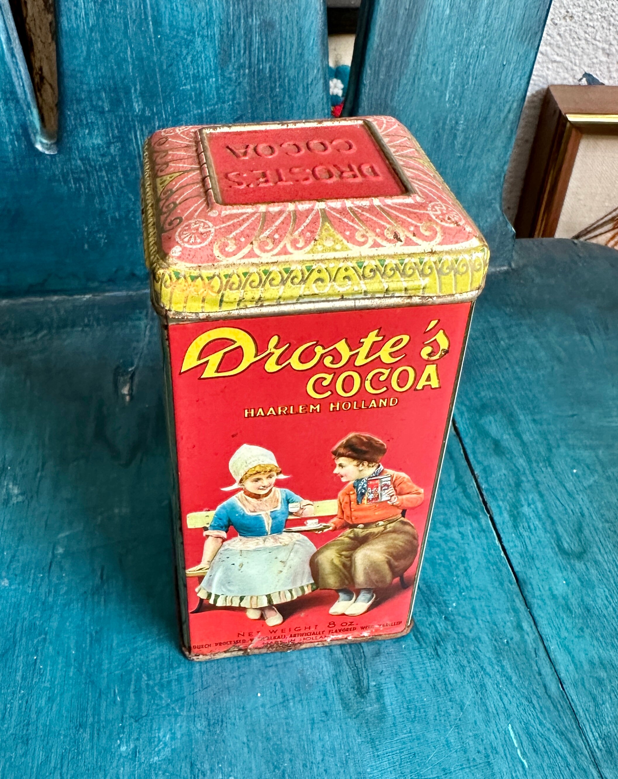Vintage Droste's Cocoa Tin - Etsy