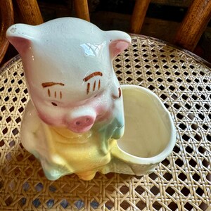 Ceramic Pig Planter, 1950’s, Shawnee Pottery, Scuff on Ear - Etsy