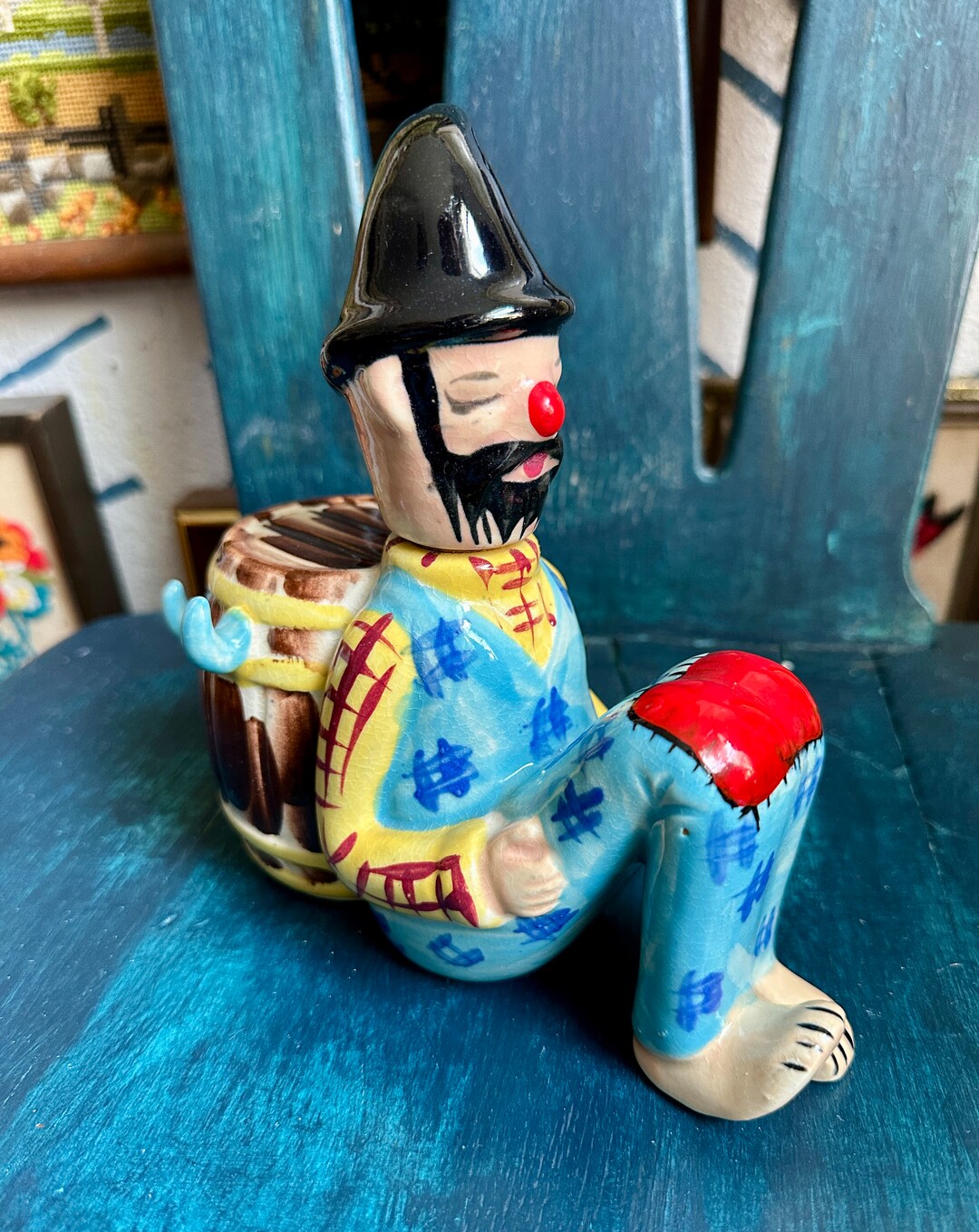 Vintage Nasco Clown Figurine Decanter - Etsy