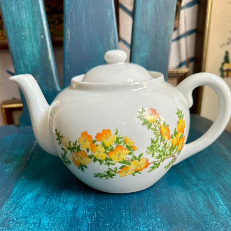 Yellow Teapot - Etsy