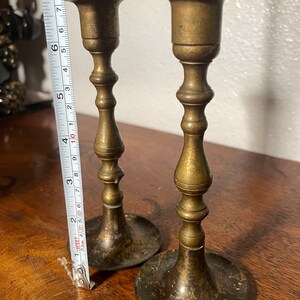 Vintage Brass Candle Holders - Etsy