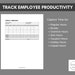 Weekly Timesheet Template – an Employee Timesheet to Track Employee ...