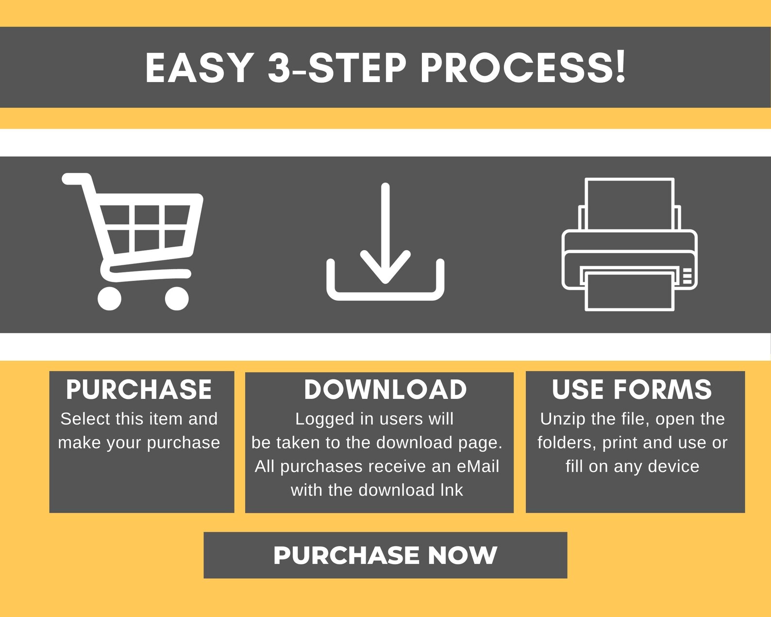 Blank Yearly Calendar Printable Fill Manually or as a Fillable Digital ...