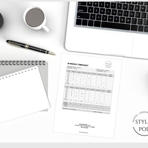 Bi-weekly Timesheet Template – an Employee Timesheet to Track Employee ...