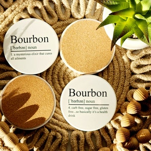 Custom Bourbon Coasters, Bourbon Sayings, Whiskey, Funny Coasters, Gift ...