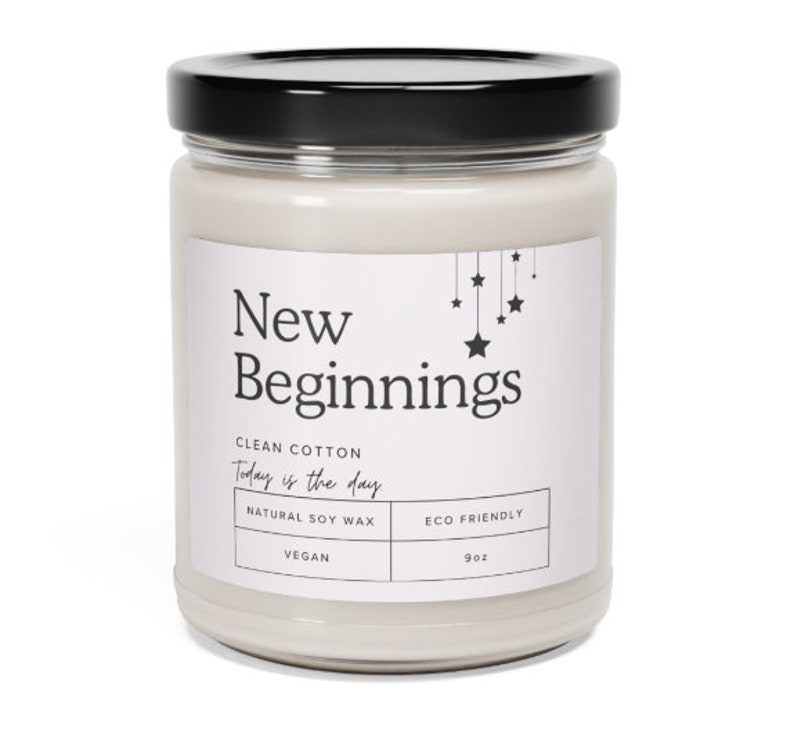 New Beginnings Candle, Gifts for a Fresh Start, Gifts for Them ...