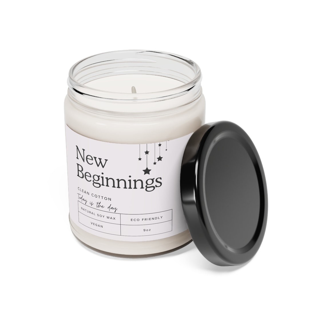 New Beginnings Candle, Gifts for a Fresh Start, Gifts for Them ...