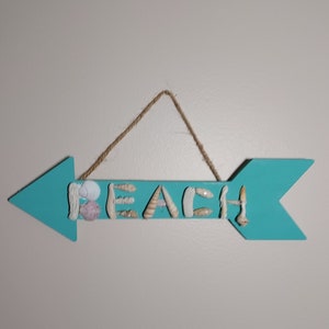 Beach Arrow Sign - Etsy