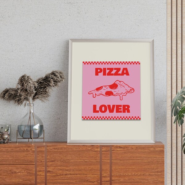 Retro Pizza Box - Etsy