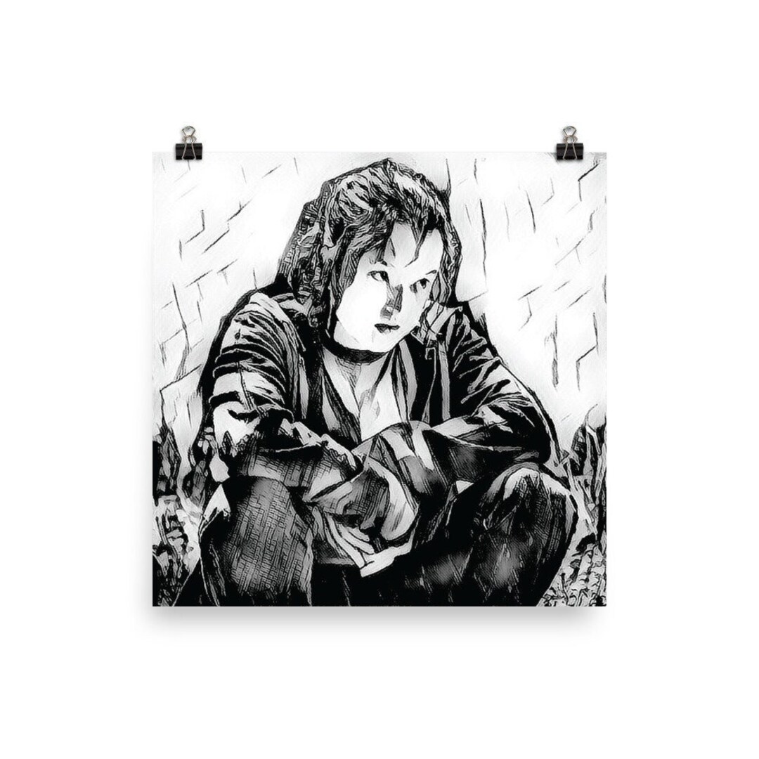 Ellie Graphic Poster: B&W - Etsy