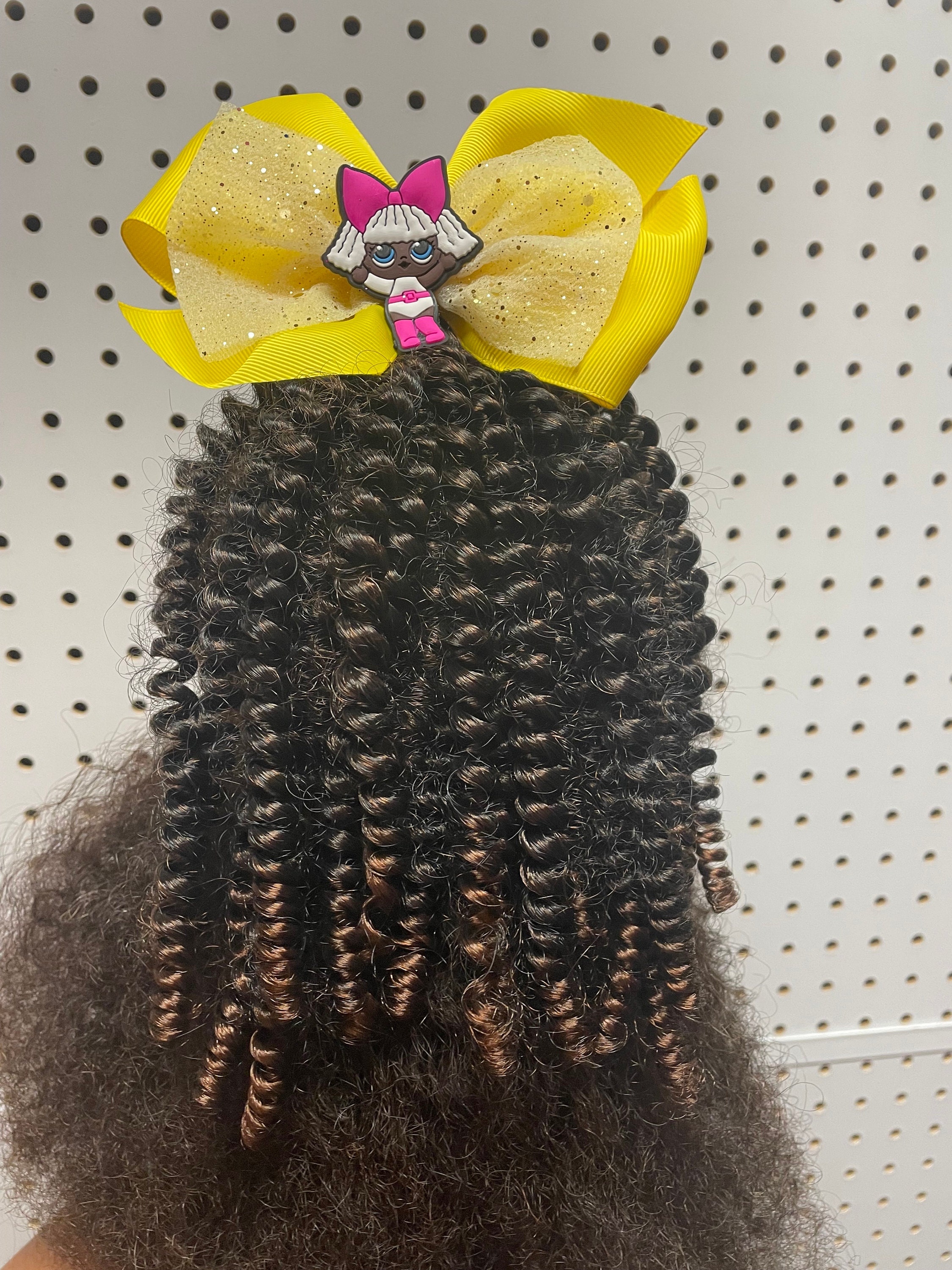 1B/30 Spring Twist Kids Hair Extensions Pony Tail Extensions - Etsy