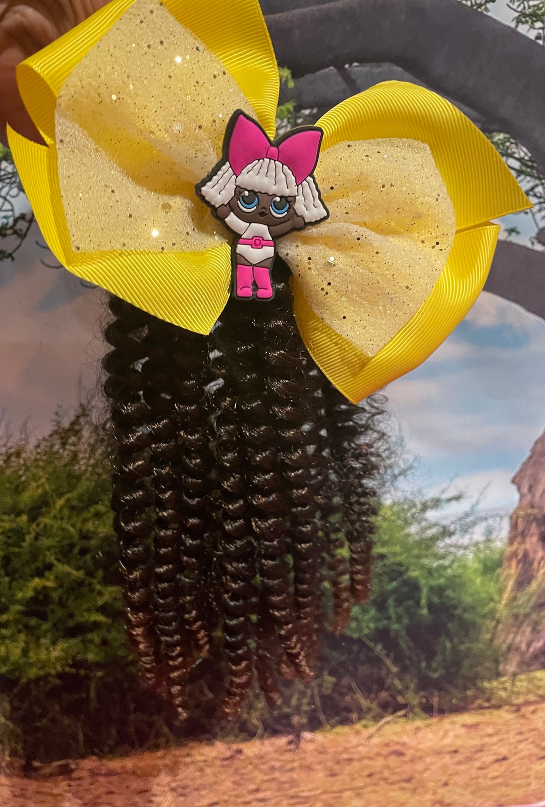 1B/30 Spring Twist Kids Hair Extensions Pony Tail Extensions - Etsy