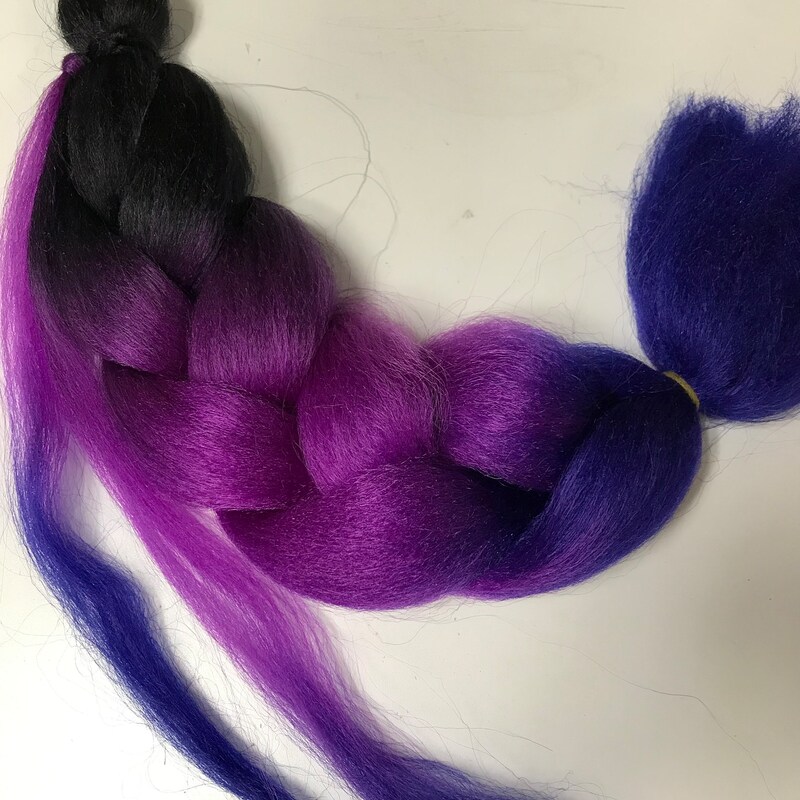 Purple Hair Extensions - Etsy