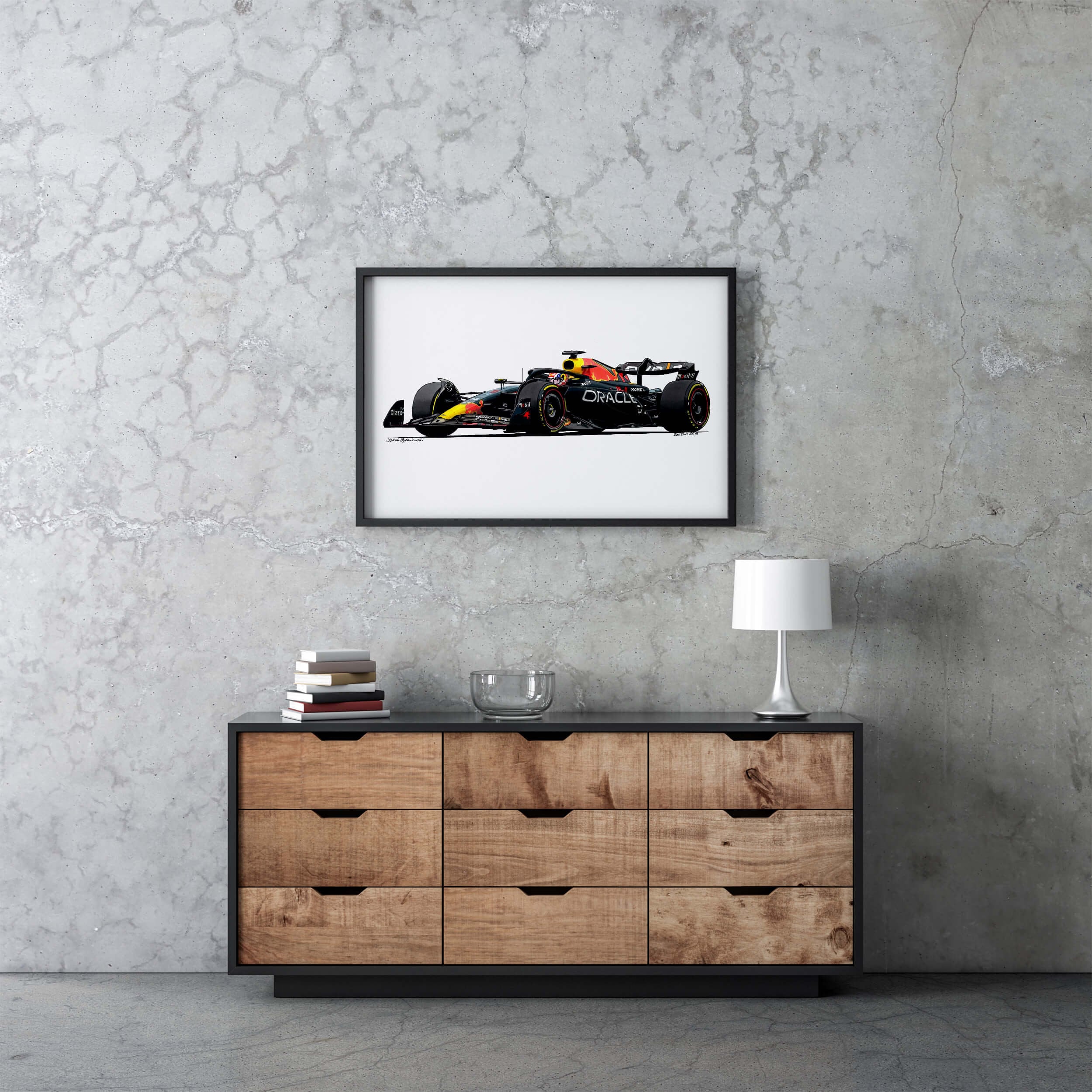 Poster / Poster F1 RED BULL RACING RB19 1 Max Verstappen Bytniewski - Etsy