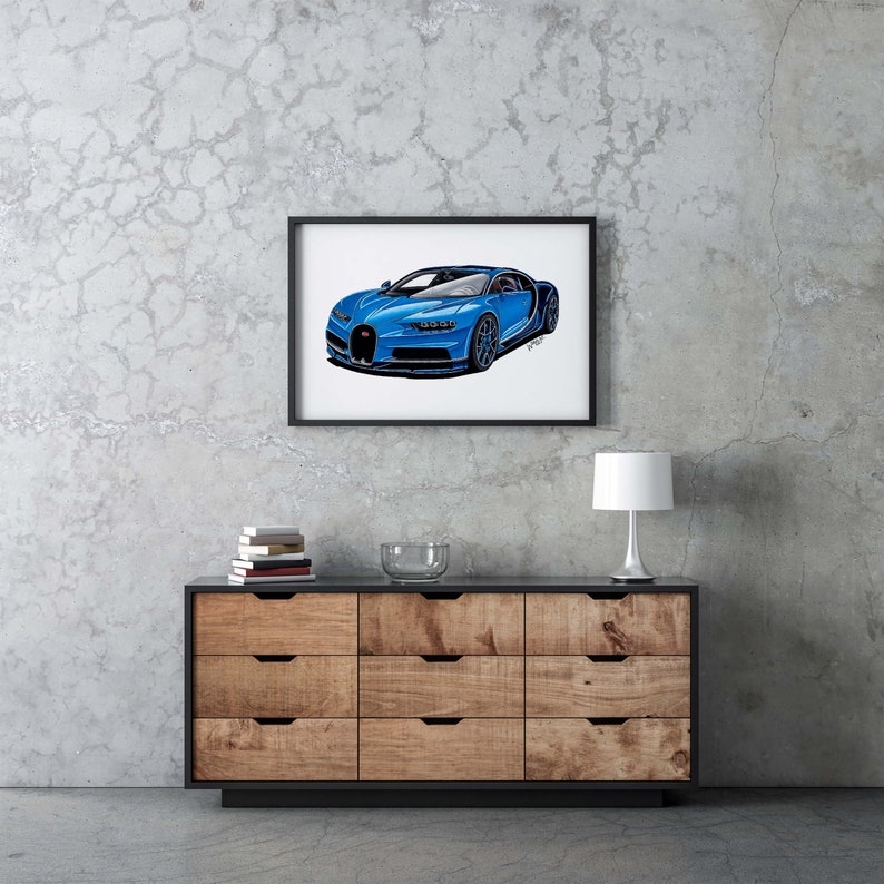 Poster / Poster BUGATTI CHIRON Matush Art - Etsy