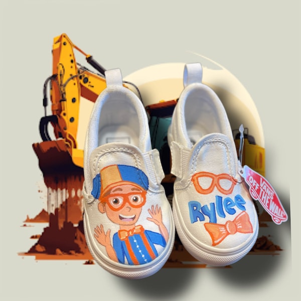 Blippi Kids Shoes - Etsy