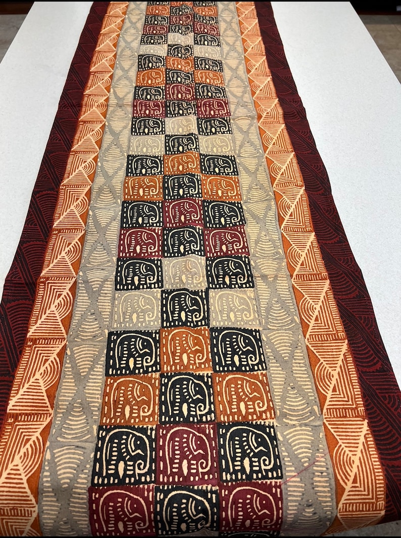 African Print Table Runners - Etsy