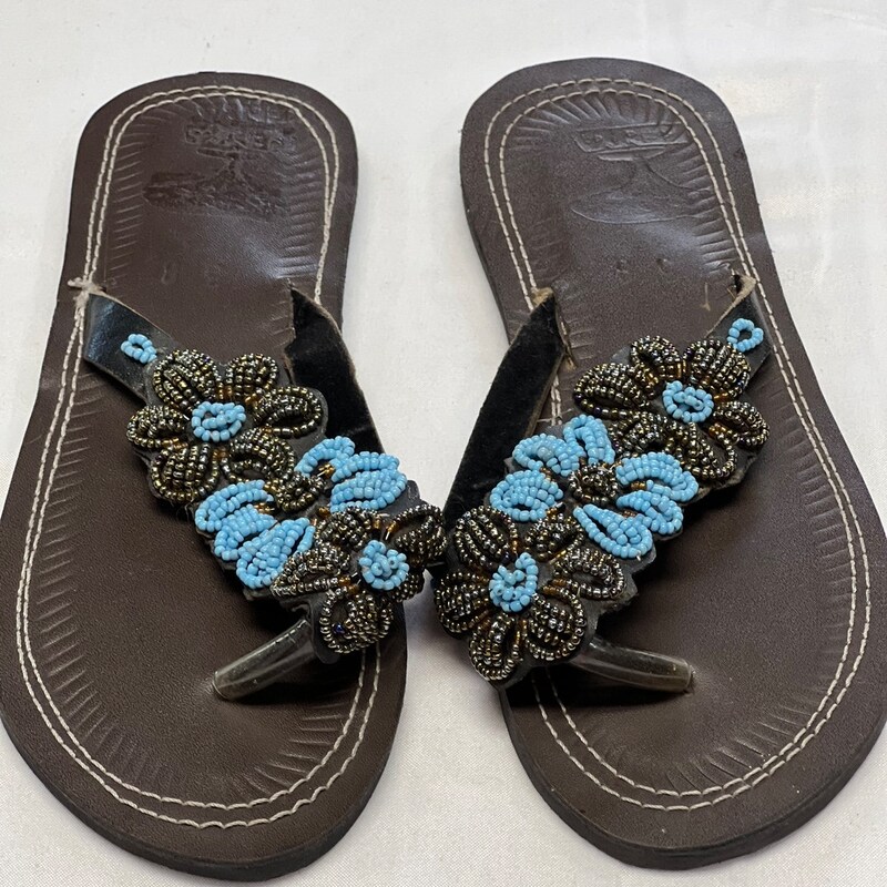 African Beaded Sandal - Etsy