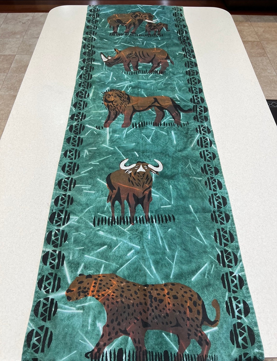 African Print Table Runners - Etsy