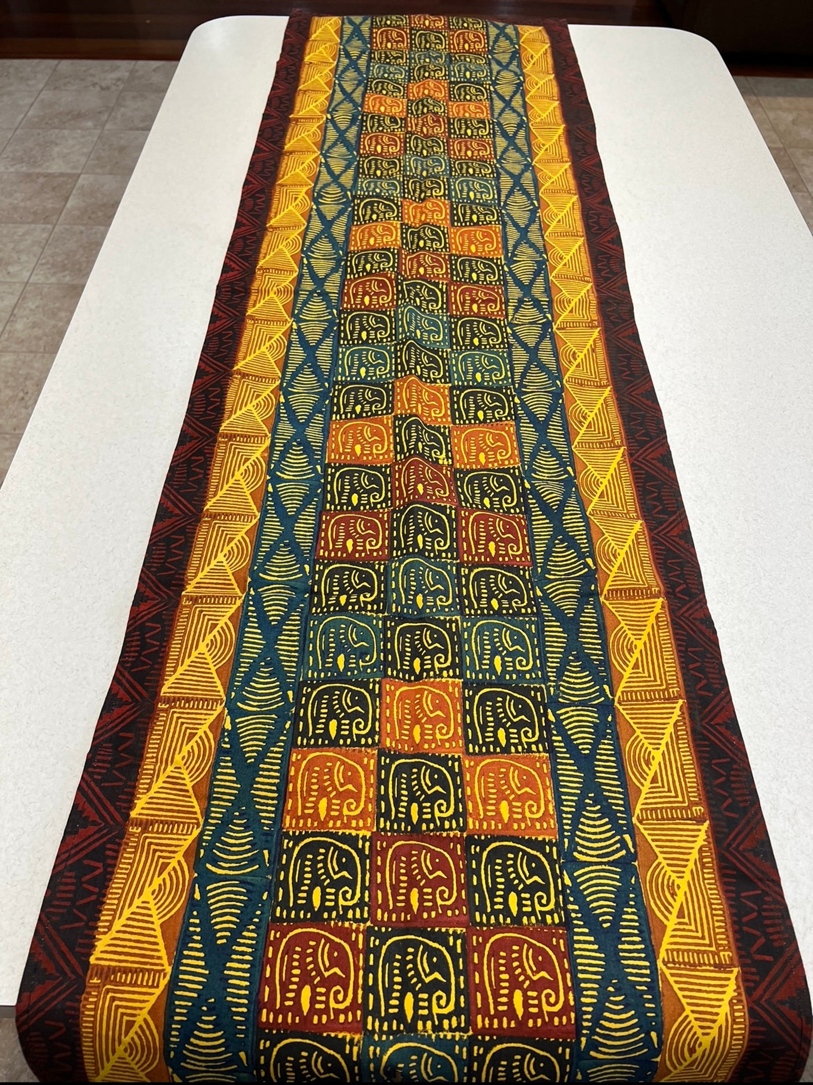 African Print Table Runners - Etsy