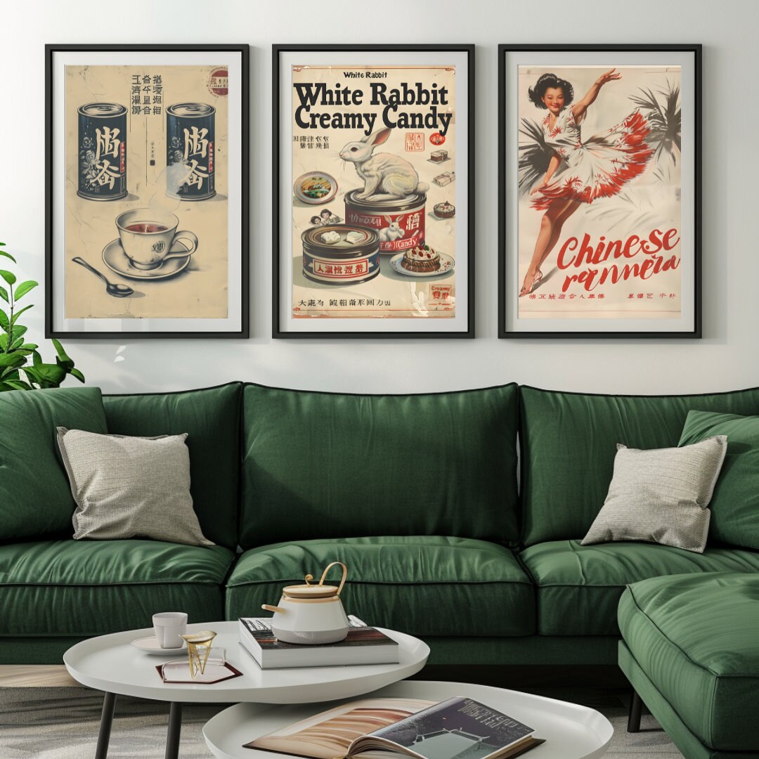 Chinese Vintage Posters Art, Retro Style Wall Decoration Posters, Home ...