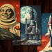Vintage Space Posters Set, Retro Postcards Kit, Digital Download, Wall ...