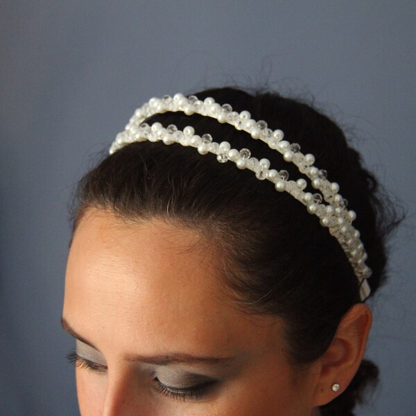 Beaded Tiara - Etsy
