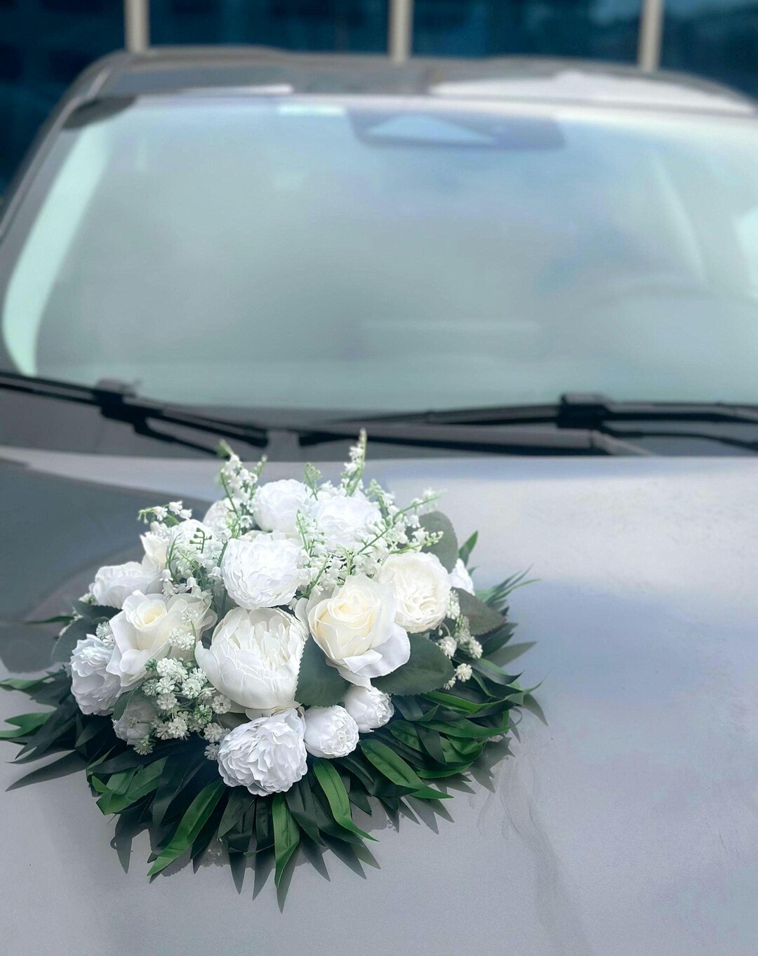 Wedding Car Flower Decorations, Wedding Auto Flower Decorations ...