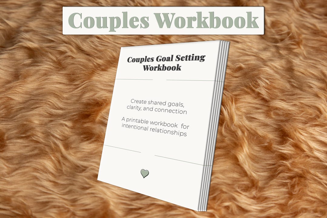 Couples Goal Setting Workbook – A Printable Guide for Shared Goals ...