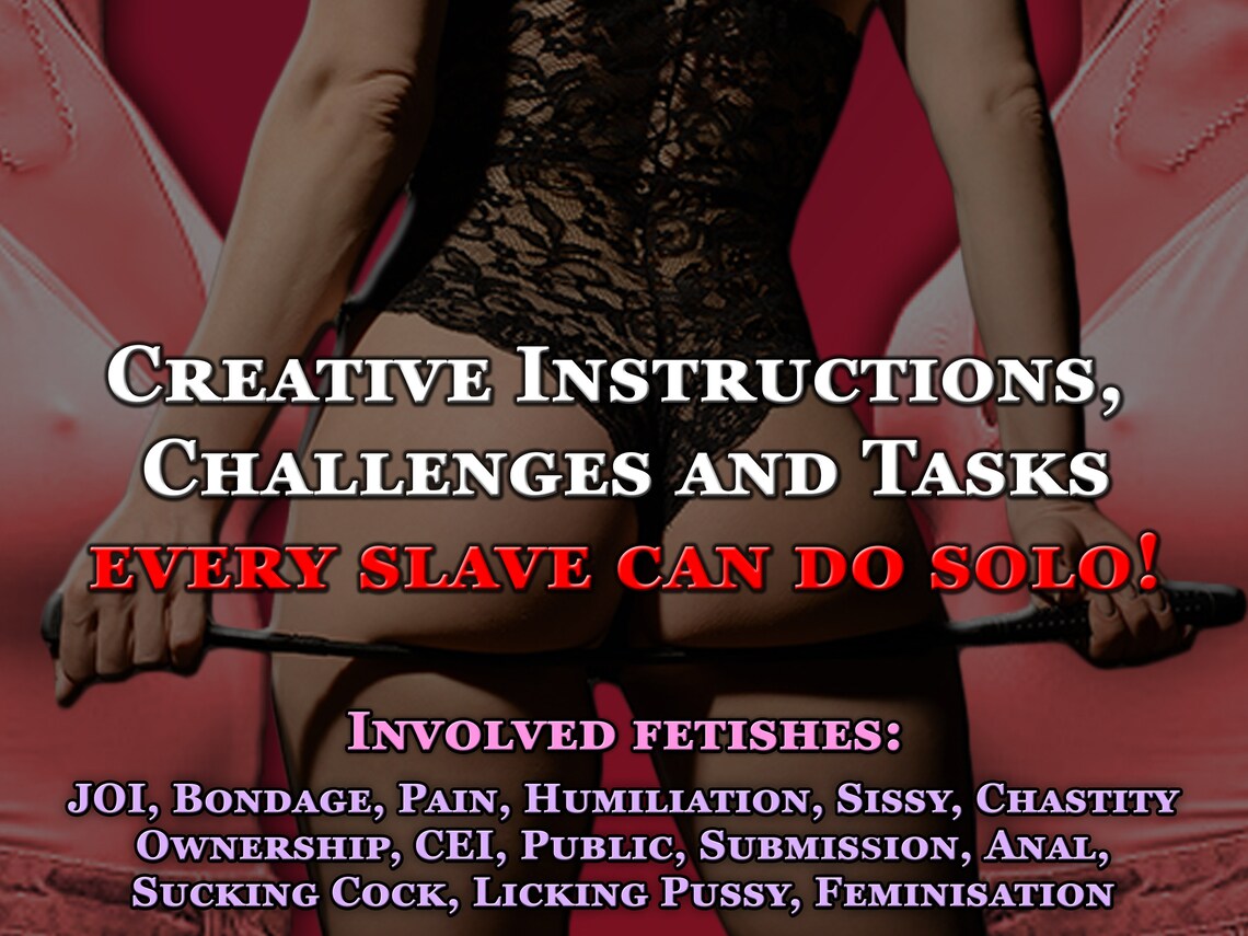 101 Extreme Slave Tasks to Keep Your Online Slaves Busy Solo - Etsy