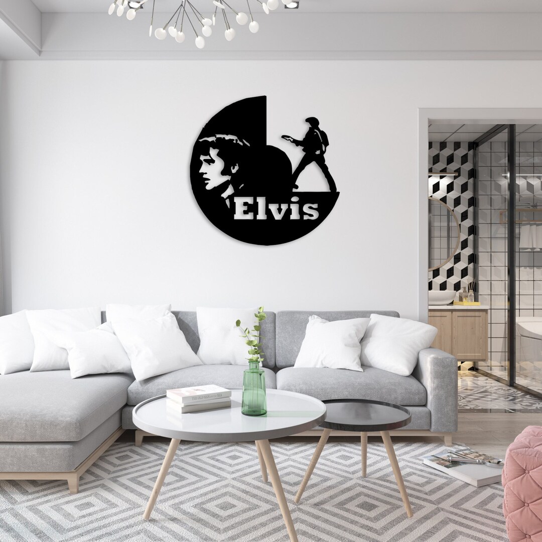 Elvis Presley Wall Art, Music Legend Wall Art, Creative Decor for ...