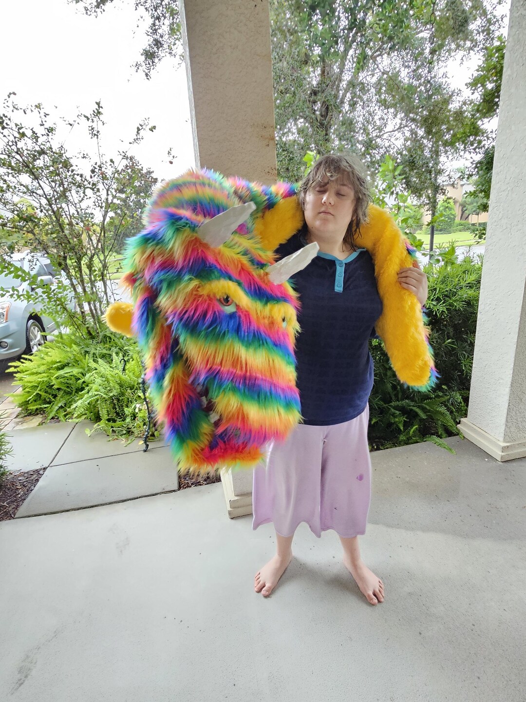 Giant Rainbow Dragon Puppet READ DESCRIPTION - Etsy