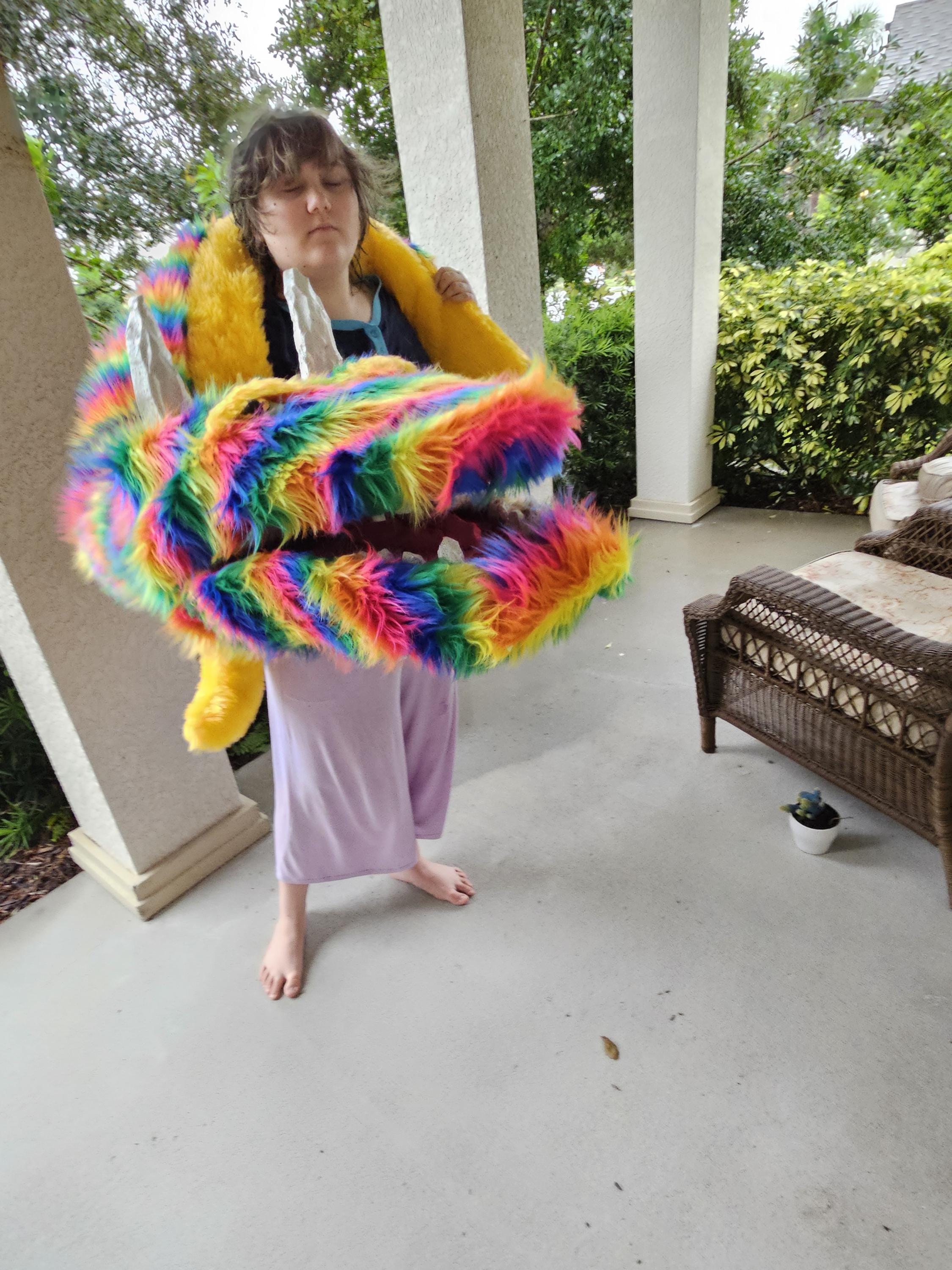 Custom Full Arm and Shoulder Fantasy Dragon Puppet Commission TWO COLOR ...