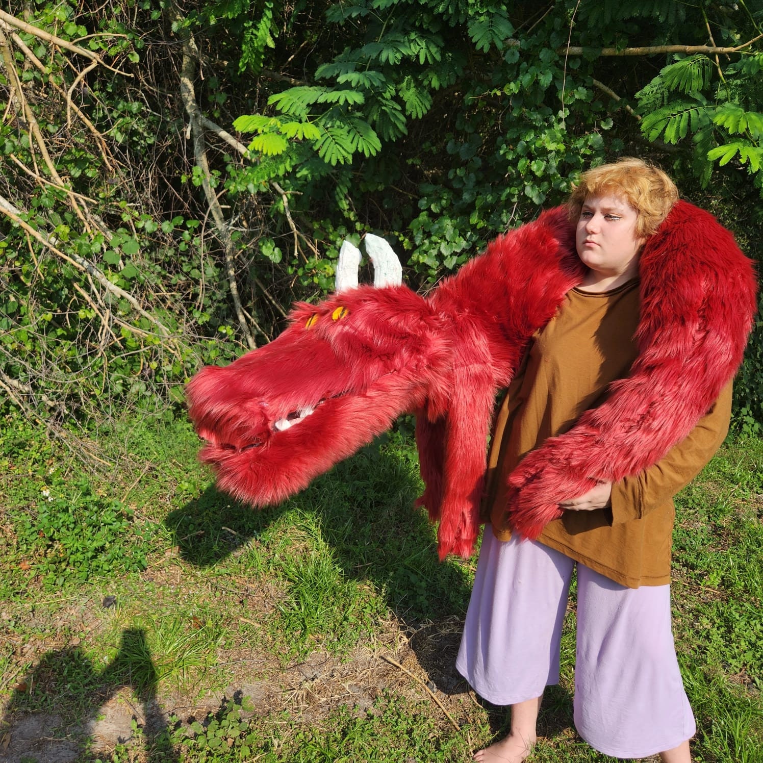 Custom Full Arm and Shoulder Fantasy Dragon Puppet Commission TWO COLOR ...