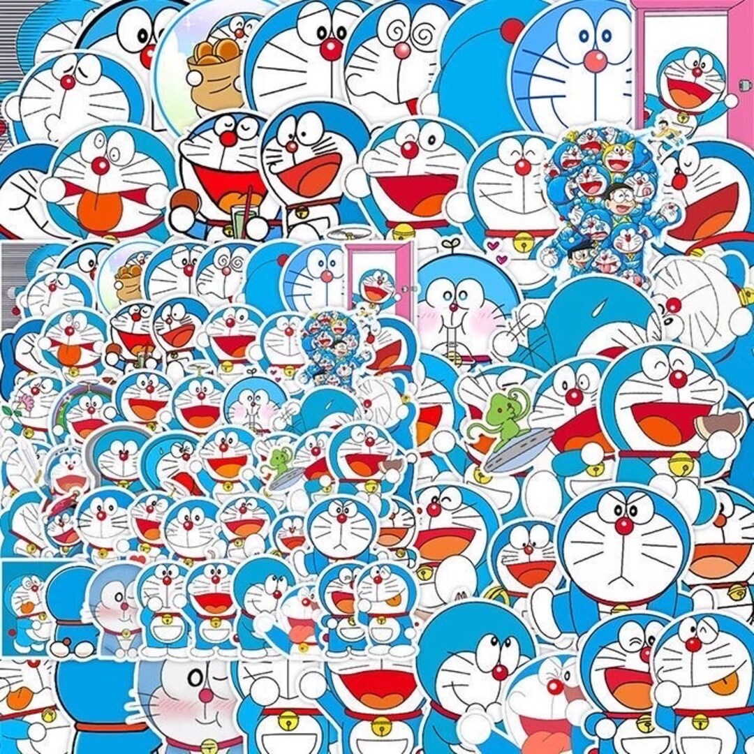 Doraemon Deco Stickers Set,water Bottle,skateboard Laptop Decals ...