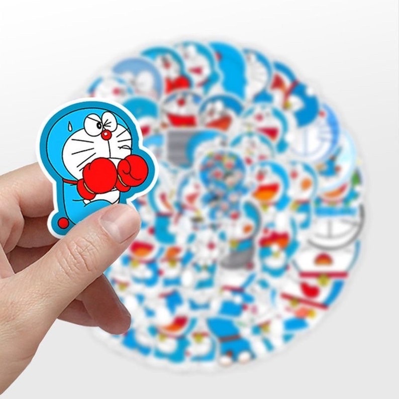Doraemon Deco Stickers Set,water Bottle,skateboard Laptop Decals ...