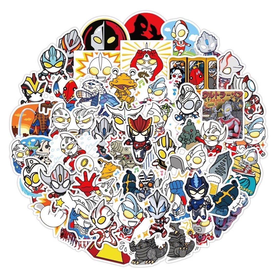 Ultraman Stickers, Japanese Ultraman,bottle,laptop Phone Journal ...