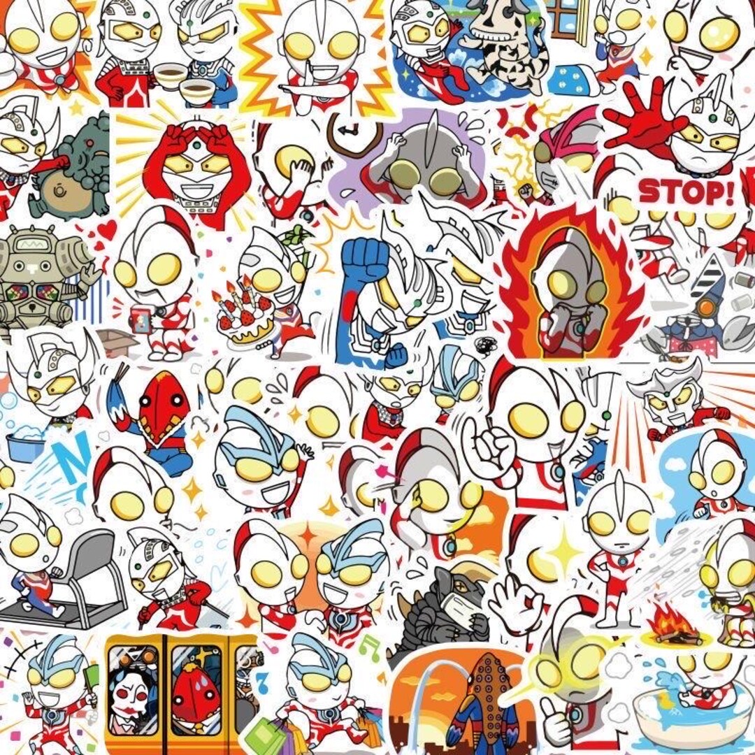 Ultraman Stickers, Japanese Ultraman,bottle,laptop Phone Journal ...