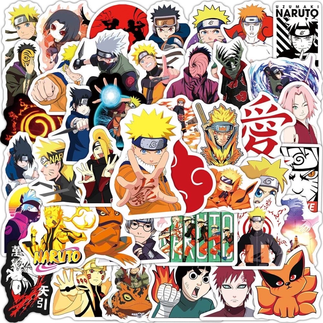 Naruto Stickers, Japanese Naruto,bottle,laptop Phone Journal Stationery ...