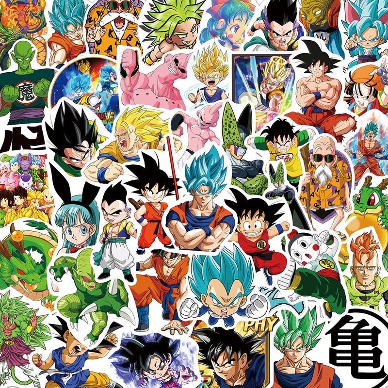 Dragon Ball Z Stickers - Etsy