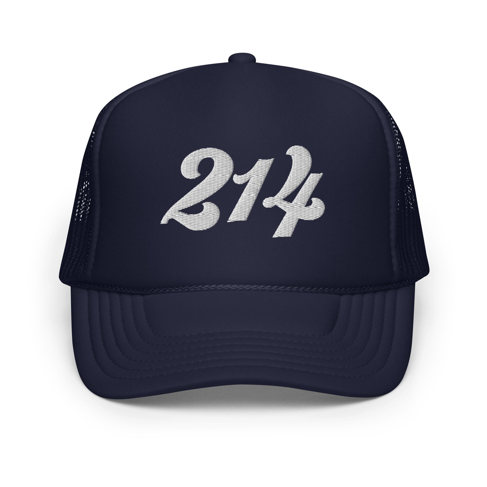 214 Area Code Zip Code Trucker Hat // Dallas, Tx - Etsy