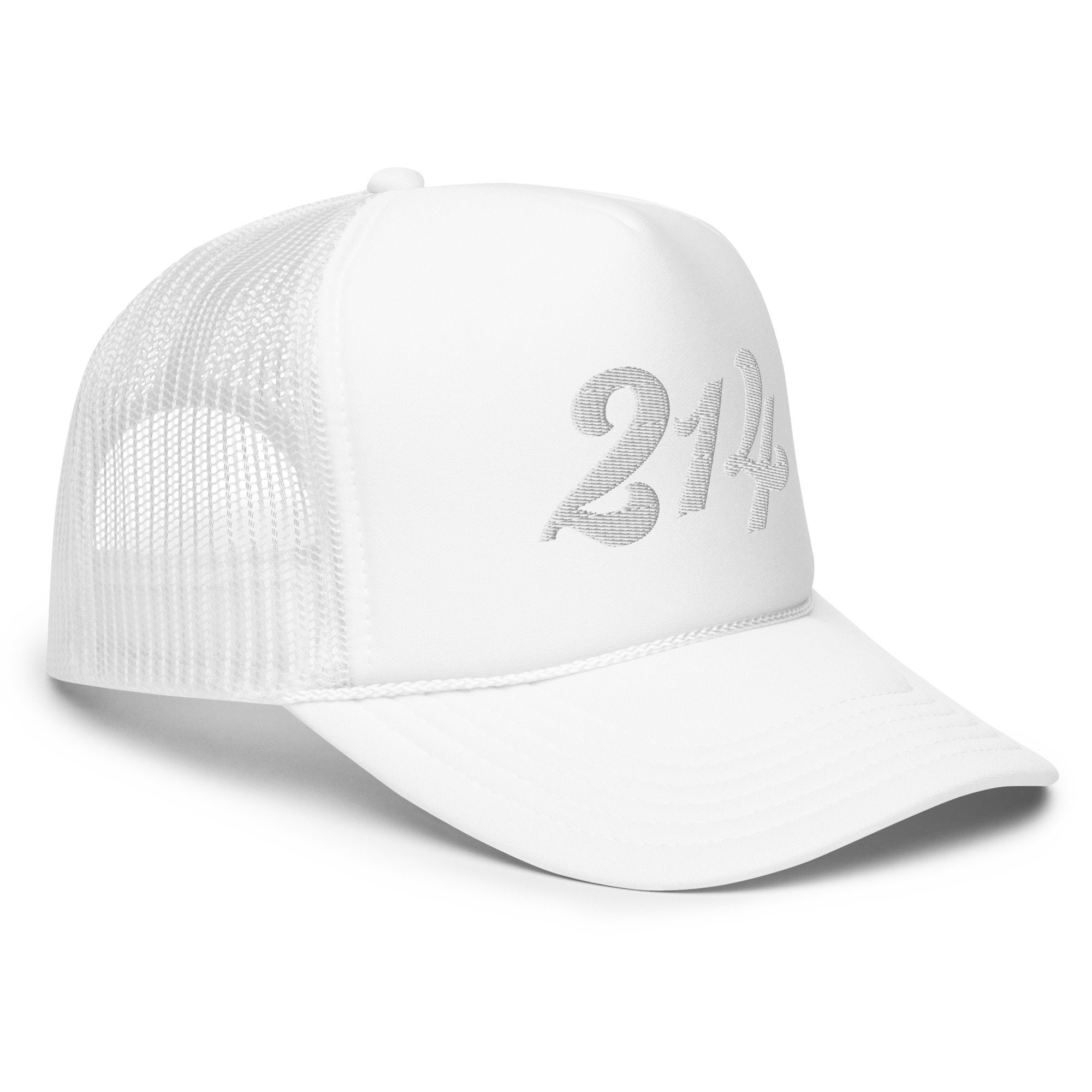 214 Area Code Zip Code Trucker Hat // Dallas, Tx - Etsy