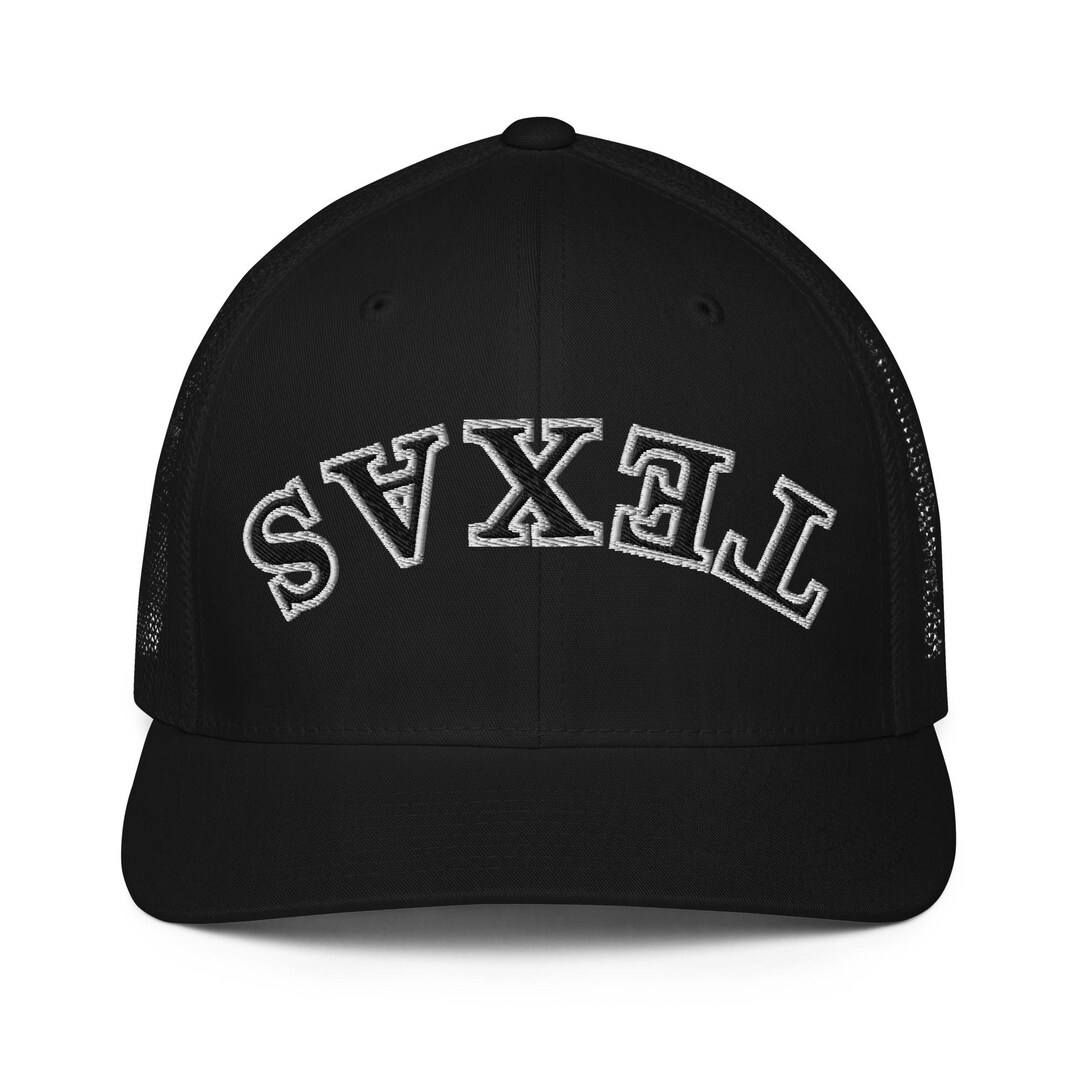 Upside Down Texas Closed-back Trucker Cap - Etsy