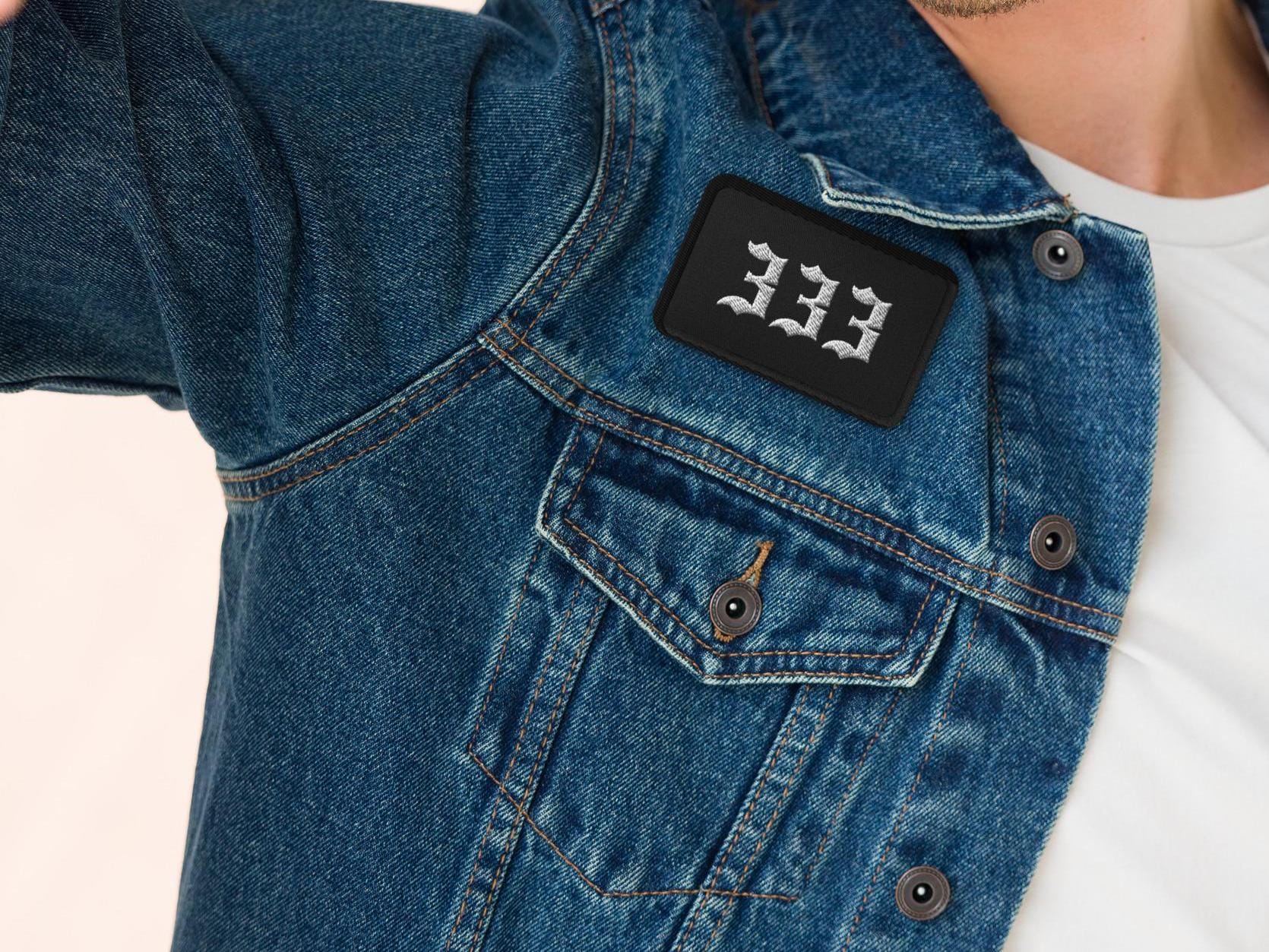 333 Embroidered Angel Numbers Patche - Add a Touch of Spirituality to ...
