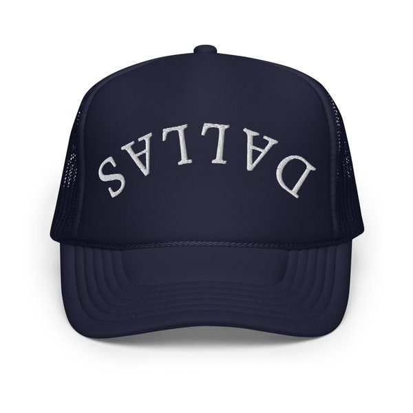 Dallas Upside Down Trucker Hat - Etsy