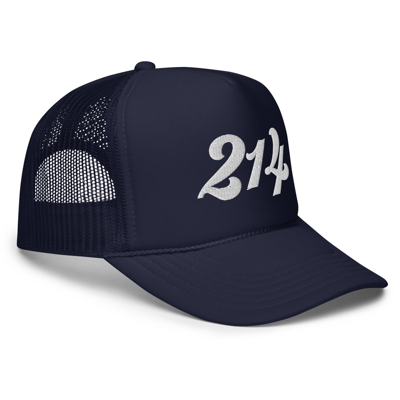 214 Area Code Zip Code Trucker Hat // Dallas, Tx - Etsy