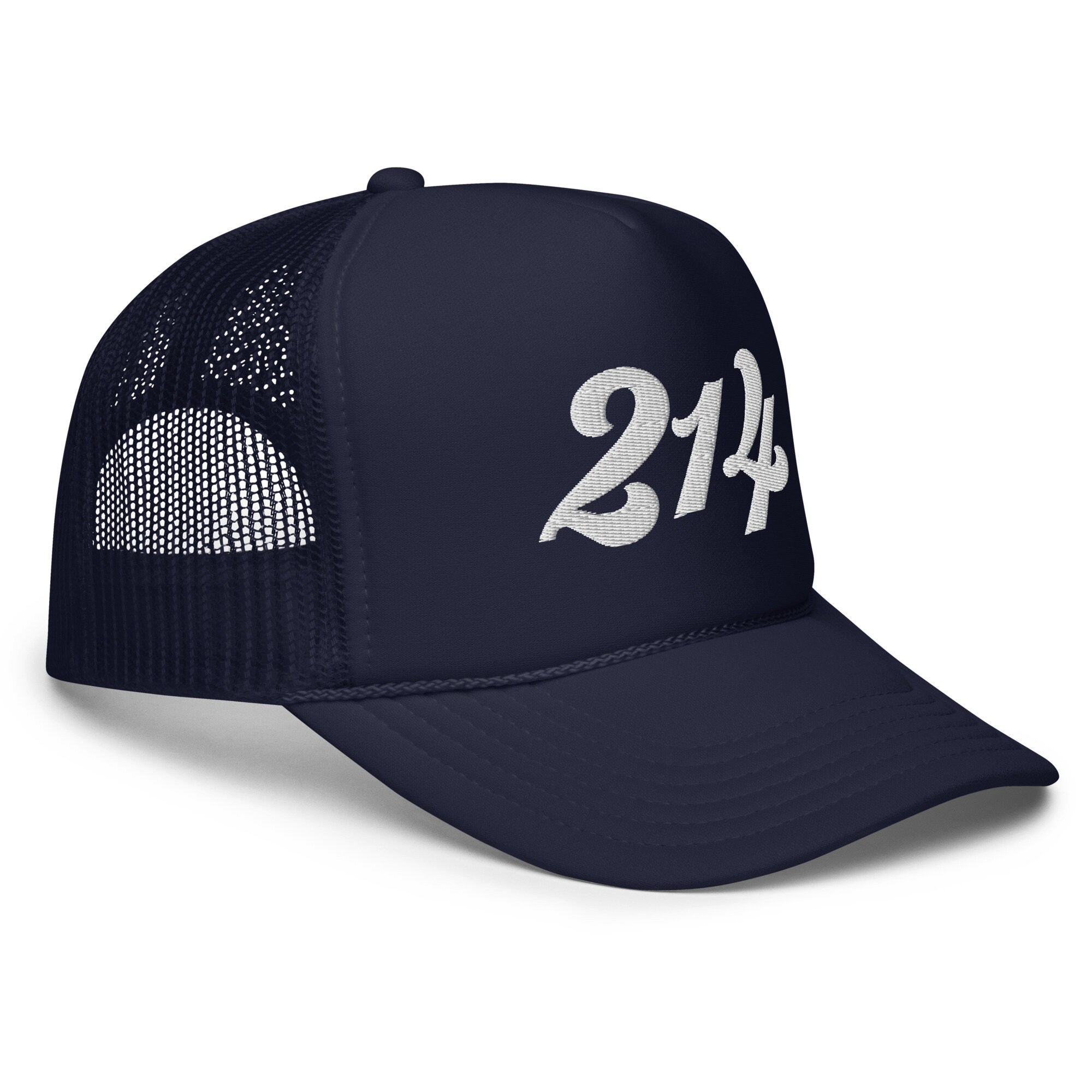 214 Area Code Zip Code Trucker Hat // Dallas, Tx - Etsy